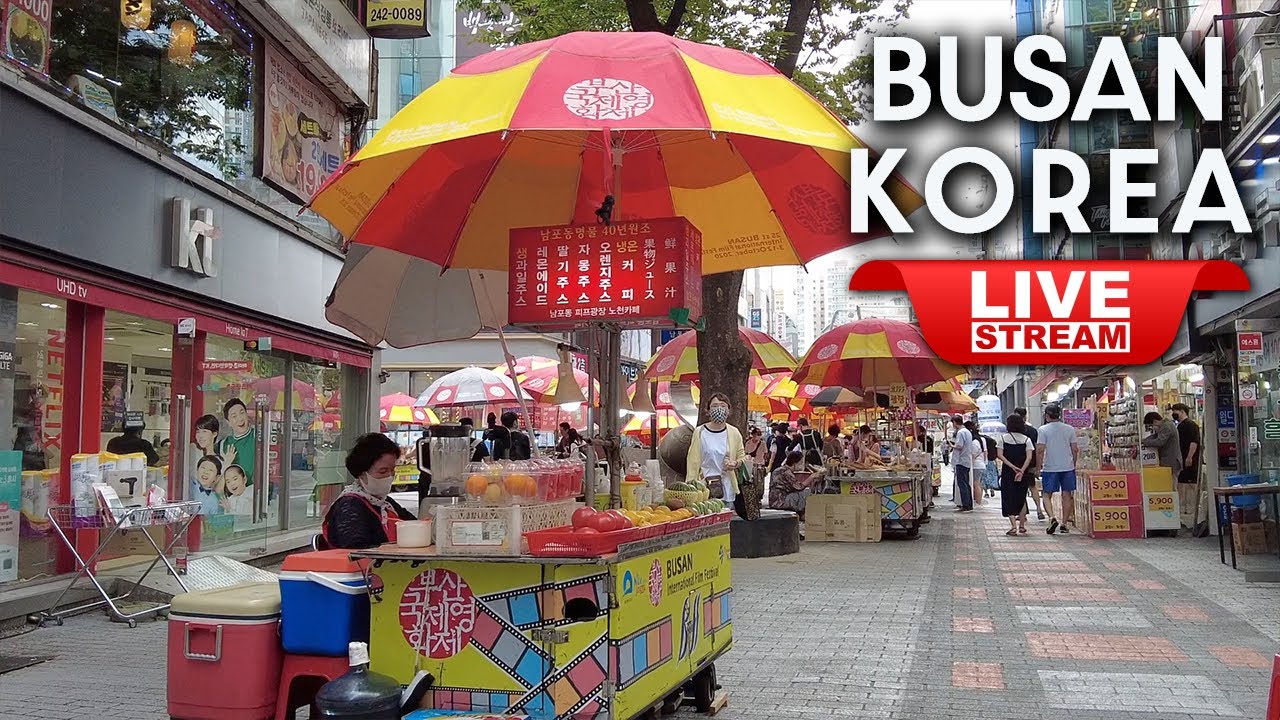 Korea live - Invitation to a walk in Busan korea real time Live HD 부산 ...