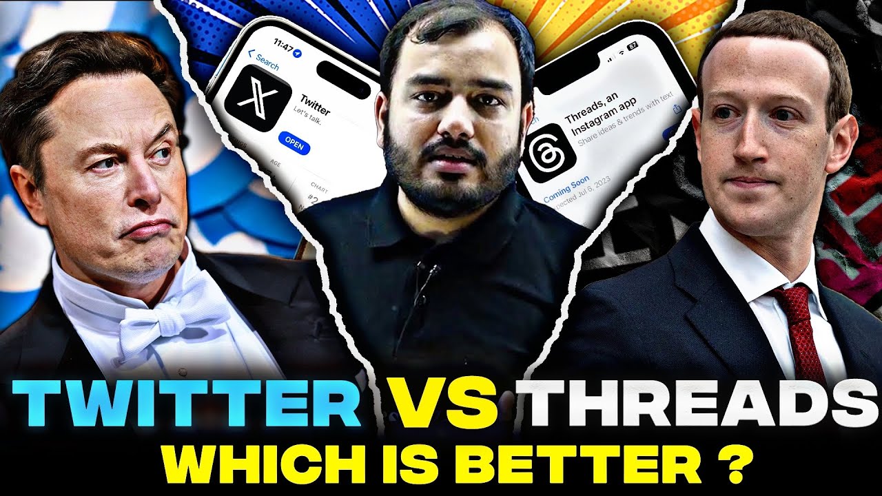 Threads Vs Twitter || Elon Musk Vs Mark Zukerberg || Instagram Threads ...