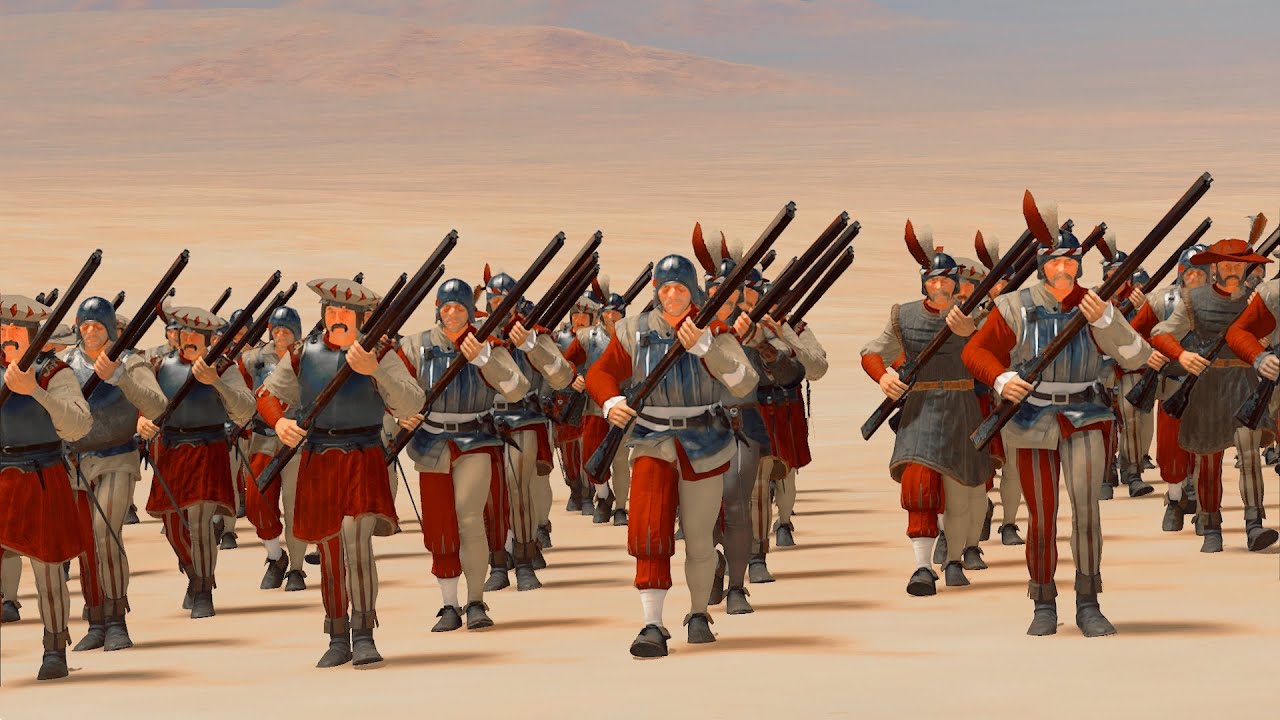 1,800 Empire Hand Gunners Vs 320 Iron guts | Total War Warhammer 3 ...