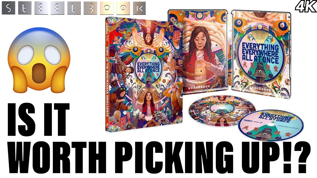 EVERYTHING EVERYWHERE ALL AT ONCE 4K (Steelbook) Unboxing and Review ...