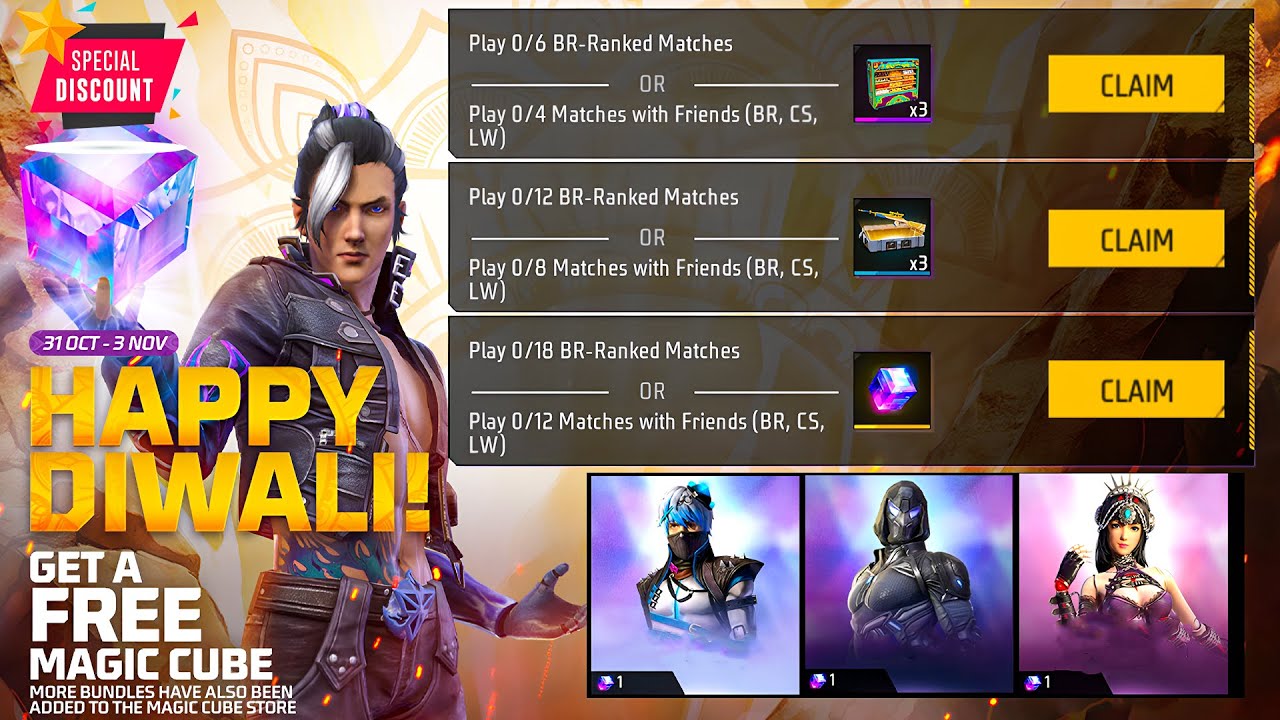FREE Magic Cube Event Free Fire | Best Magic Cube Bundle Update Today ...