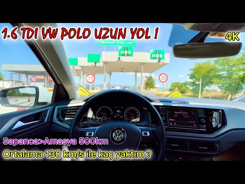 DİZEL VW POLO İLE UZUN YOLA DOYACAKSINIZ ! | +500 KM NE KADAR YAKTI ? | YALITIM VE KONFOR NASIL ?