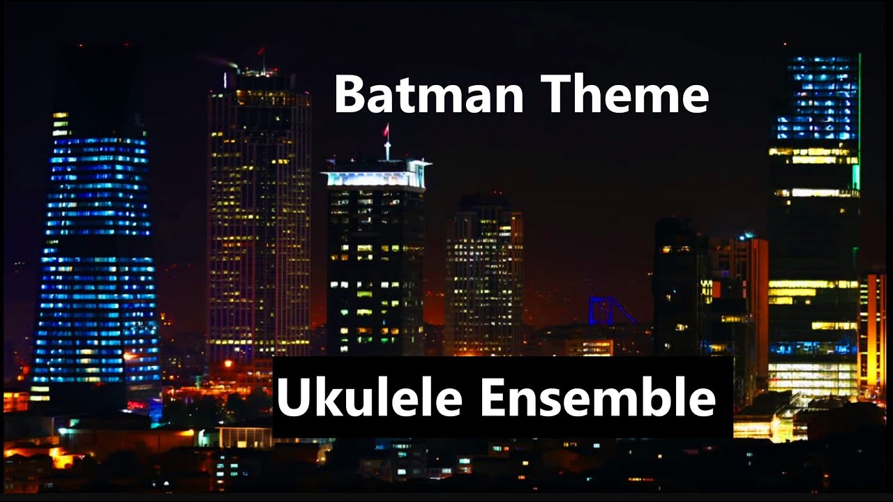 Batman Theme Ukulele Ensemble - YouTube