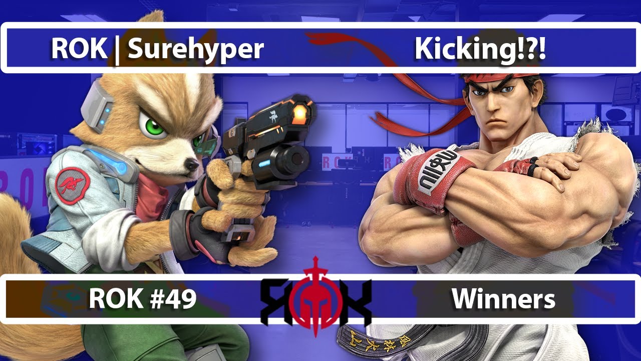 ROK | Surehyper (Fox) vs Kicking!?! (Ryu) - ROK Esports Smash Ultimate ...