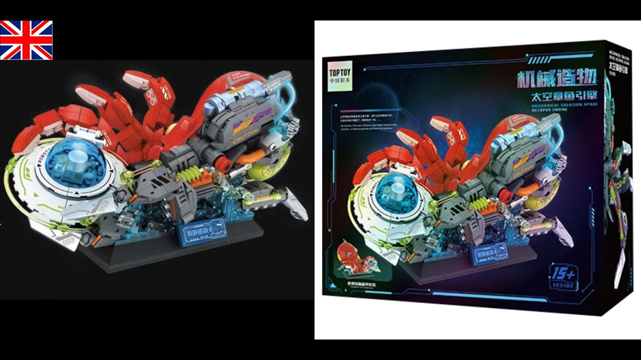 TOPTOY TC2102 - Space Octopus Engine - Review - YouTube