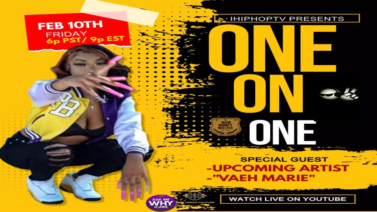 iHipHopTV Presents MMM Inc One on One with PStock. Guest VAEH MARIE ...