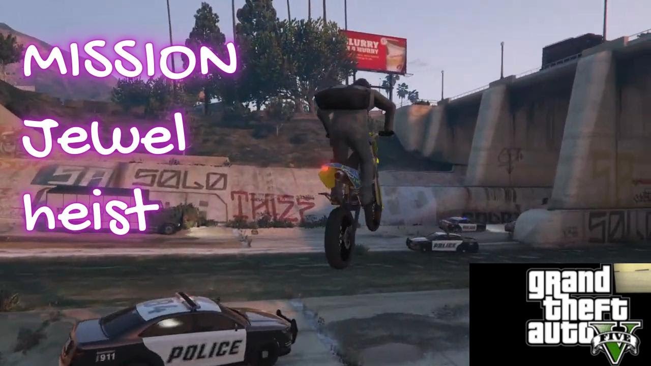 GTA 5 - Mission - The Jewel Store Job | Jewel Heist #gta5 #gaming #ps4 ...