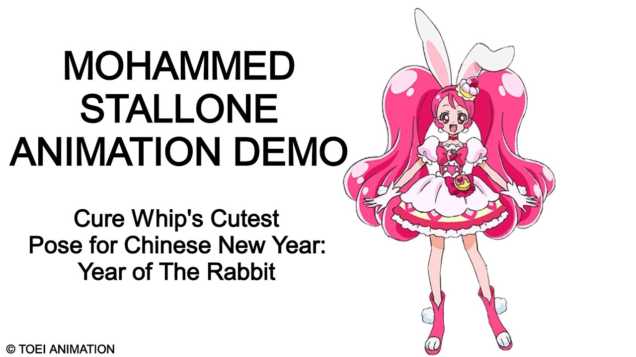 PreCure: Cure Whip's Cutest Pose for Year of The Rabbit (Chinese New ...