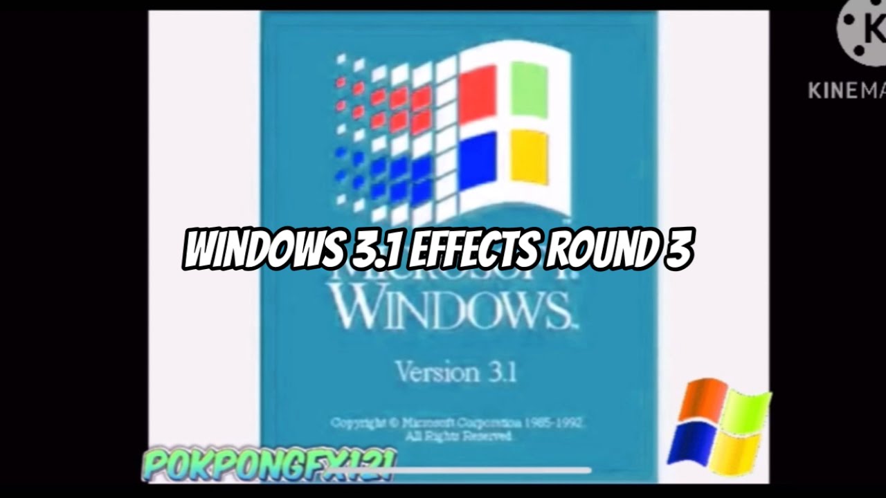 Windows 3.1 Effects Round 3 - YouTube