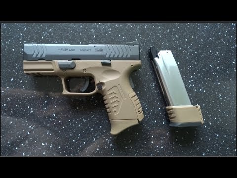 WE XDM Compact 3.8 - GBB Green Gas - airsoft unboxing / review ...