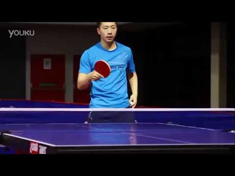 Ma Long Backhand technique in slow motion - Table Tennis - YouTube