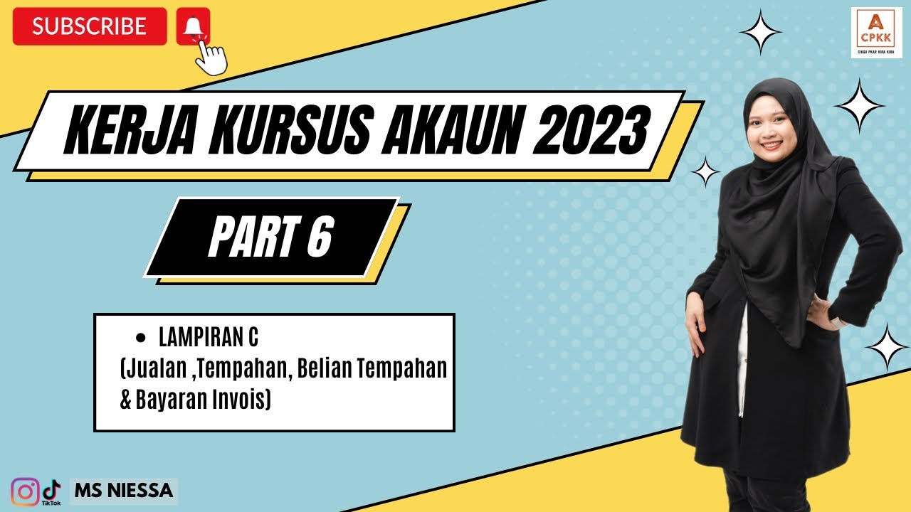 Kerja Kursus Akaun 2023 (Part 6: Lampiran C - Urusniaga Jualan ...