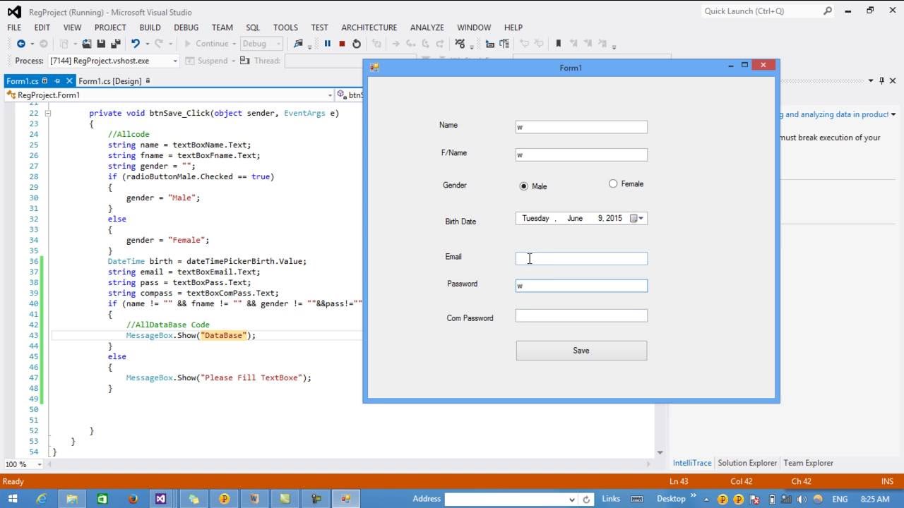 C Sharp Basics Lecture 1 Youtube