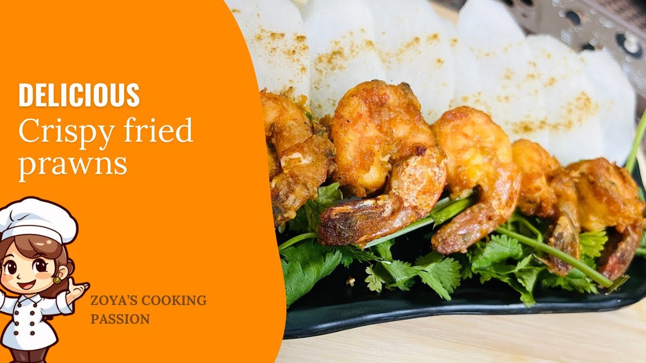 Crispy juicy fried prawns 🍤🤤,healthy delicious sea 🥘food/How to make prawns recipe/sea food ...