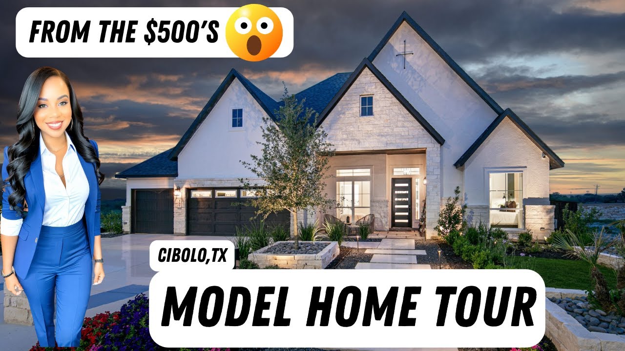 CHESMAR MODEL HOME TOUR | New Construction Home Tour | CIBOLO Texas ...