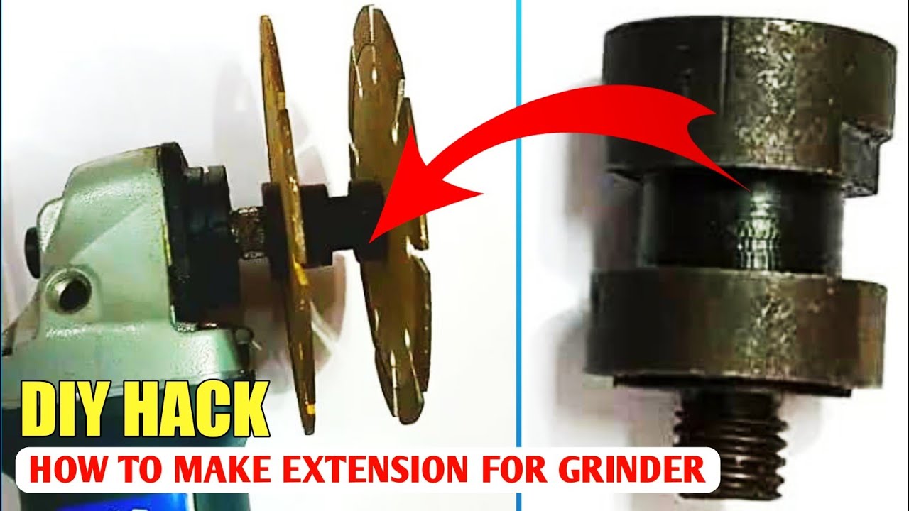 Angle Grinder Attachment For Wall Cutting || Make At Home || DIY Angle ...