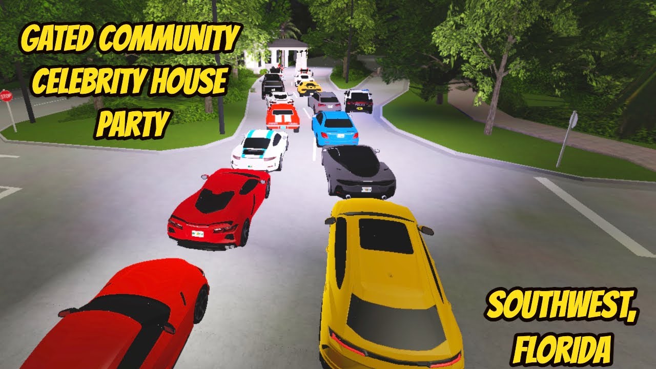 Southwest, Florida Roblox l Celebrity HOUSE PARTY Gated Community Rp 🎉 ...