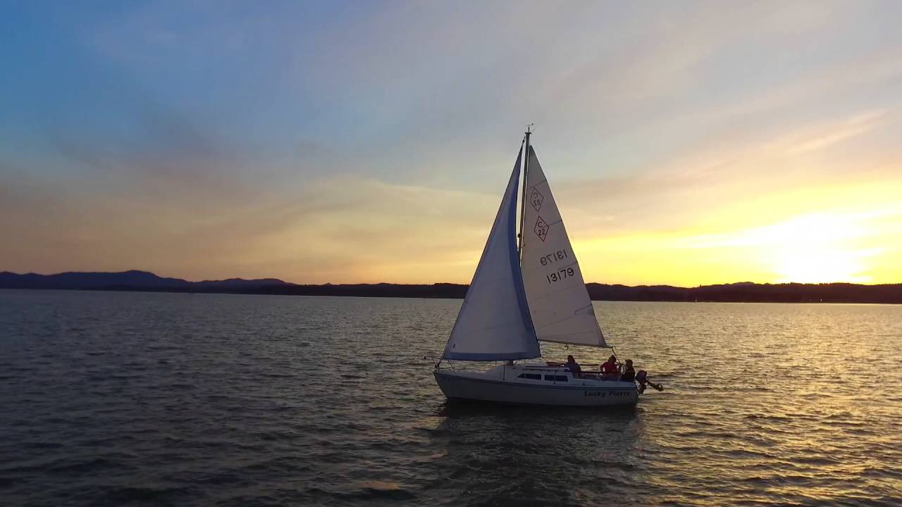Sailing on Fern Ridge Lake, Eugene, OR on May 12, 2016 - YouTube