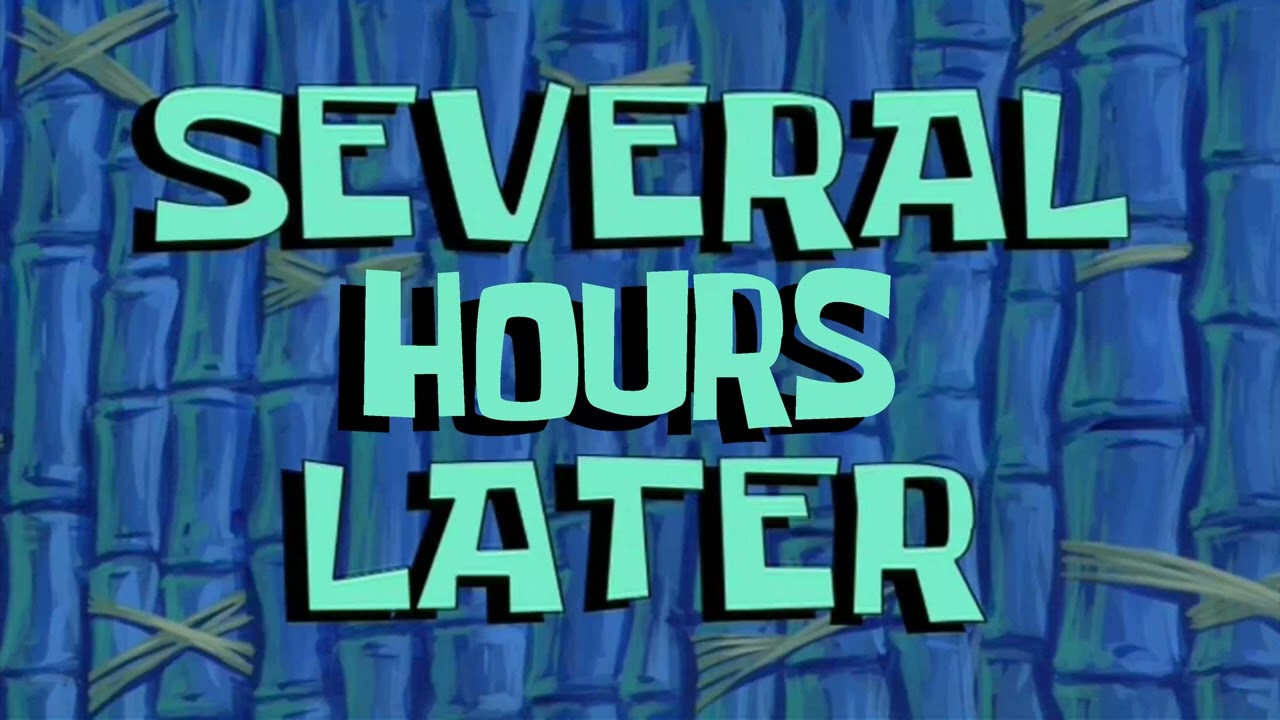 Several Hours Later - Spongebob Square Pants 4K - YouTube