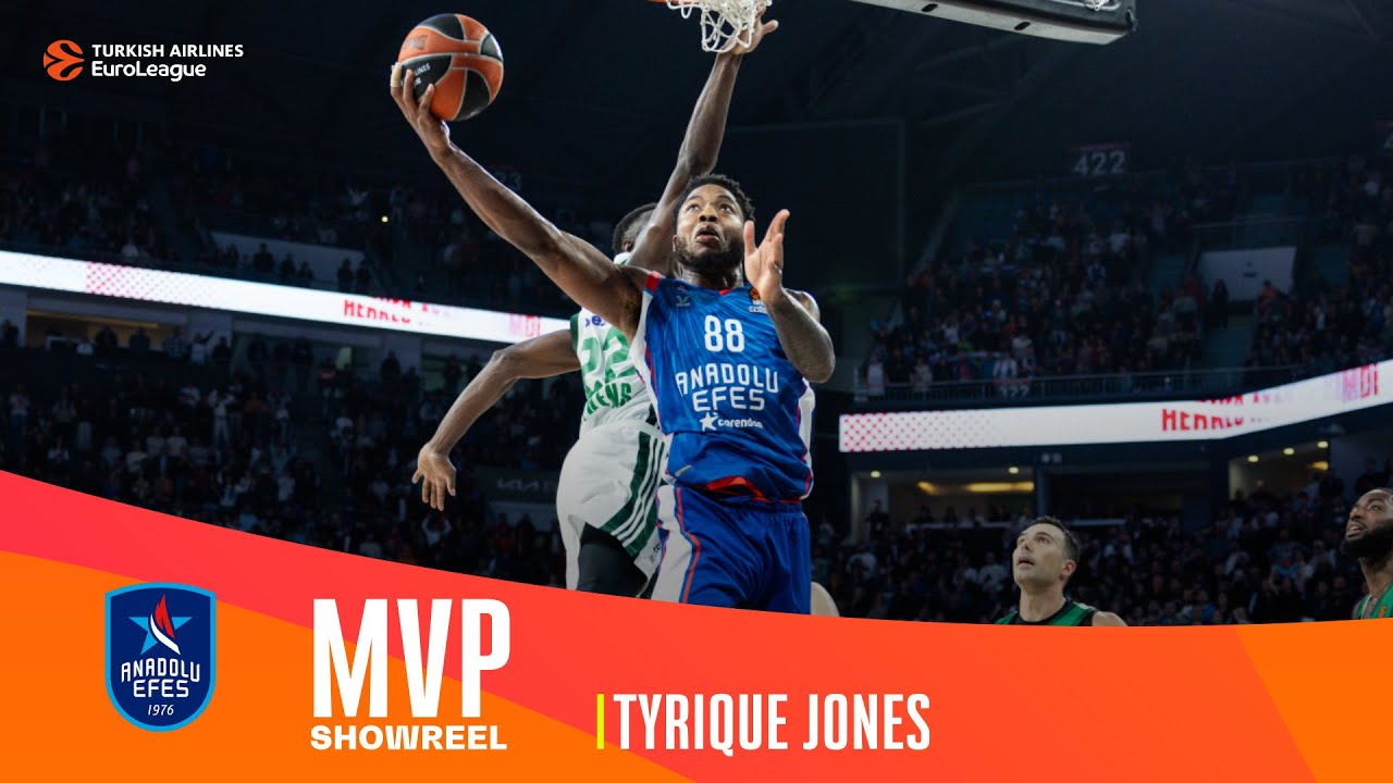 Tyrique Jones | MVP Showreel | Round 12 | 2023-24 Turkish Airlines ...