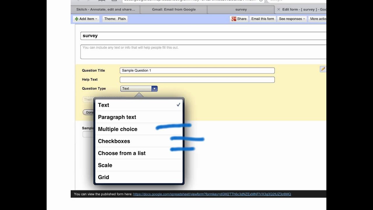 Session 3: Parts of a Google Form - YouTube