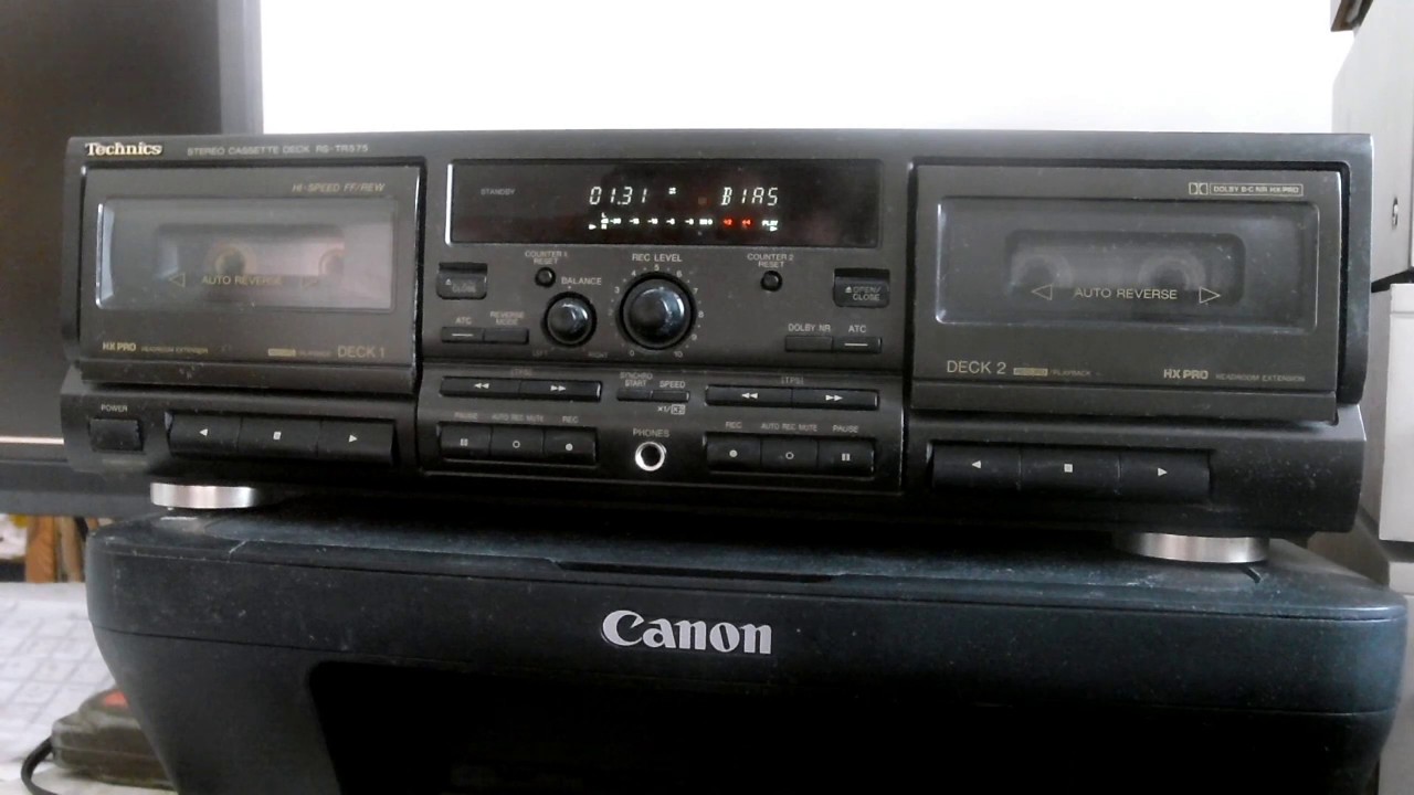 Technics Stereo Cassette Deck RS-TR575//Полный обзор - YouTube