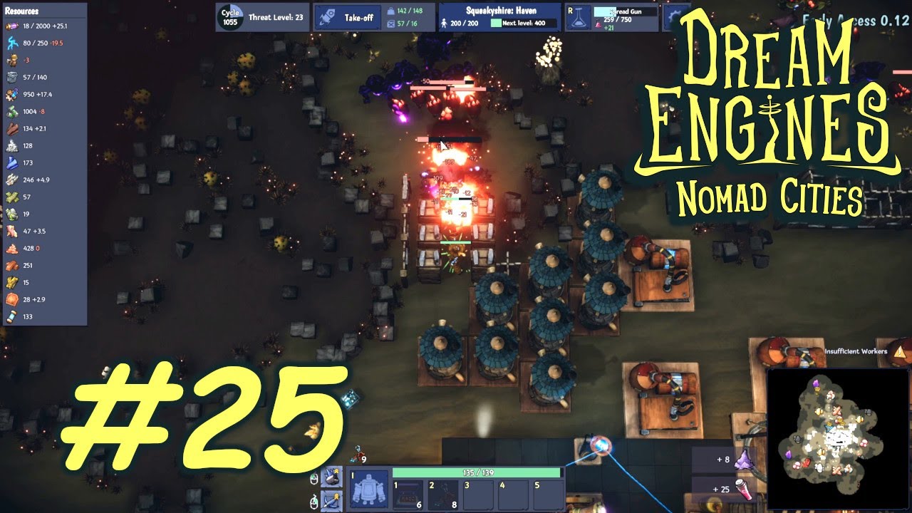 Stone Defenses - Let's Play Dream Engines: Nomad Cities Part 25 - YouTube