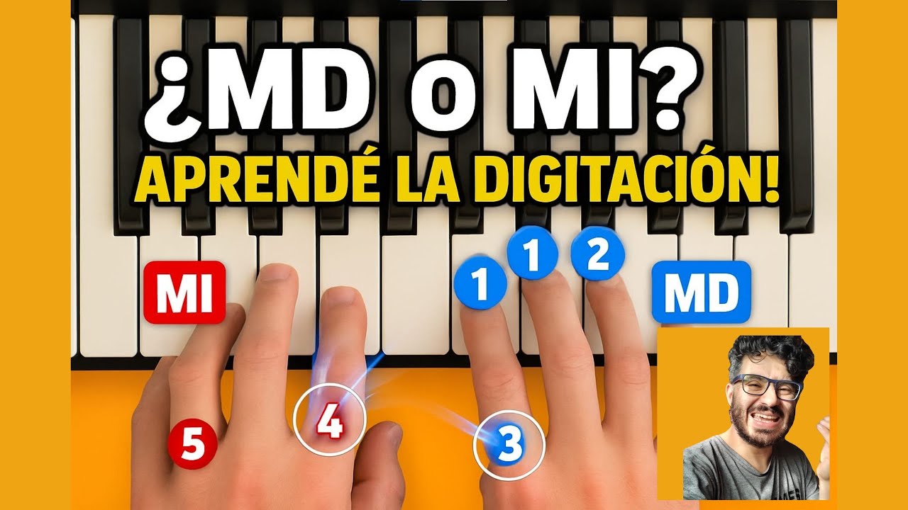 🎹 CÓMO USAR LOS DEDOS EN EL PIANO |👉 DIGITACIÓN FÁCIL CON NÚMEROS - YouTube