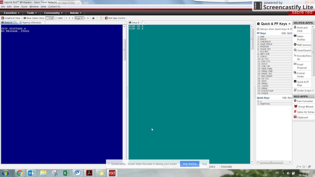 How to update your Profile in Sabre Red Workspace SRW . - YouTube