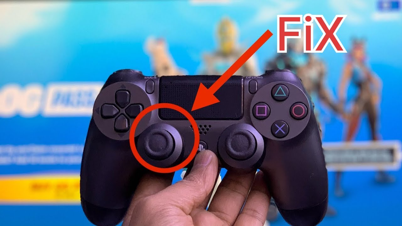 FiX Your PS4 Controller Thumb Stick Work Automatically - YouTube