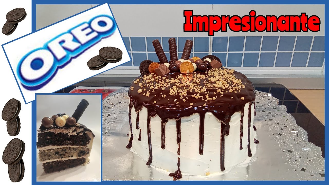 Como hacer TARTA OREO paso a paso thermomix | receta DRIP CAKE ...