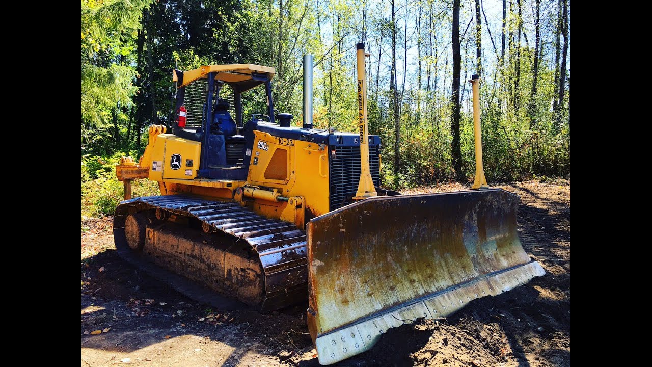 JOHN DEERE 850J DOZER WITH RIPPER - YouTube