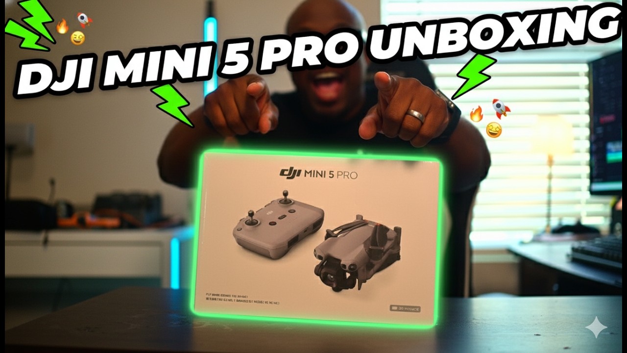 Unboxing the DJI Mini 5 Pro 🚁 – Next-Level Drone 🔥 - YouTube