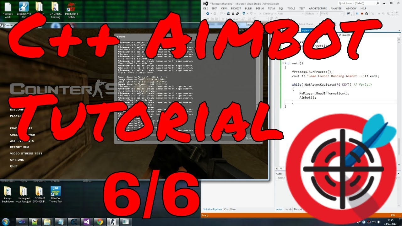 How to Make an AIMBOT C++ Pt 6/6 TUTORIAL - YouTube