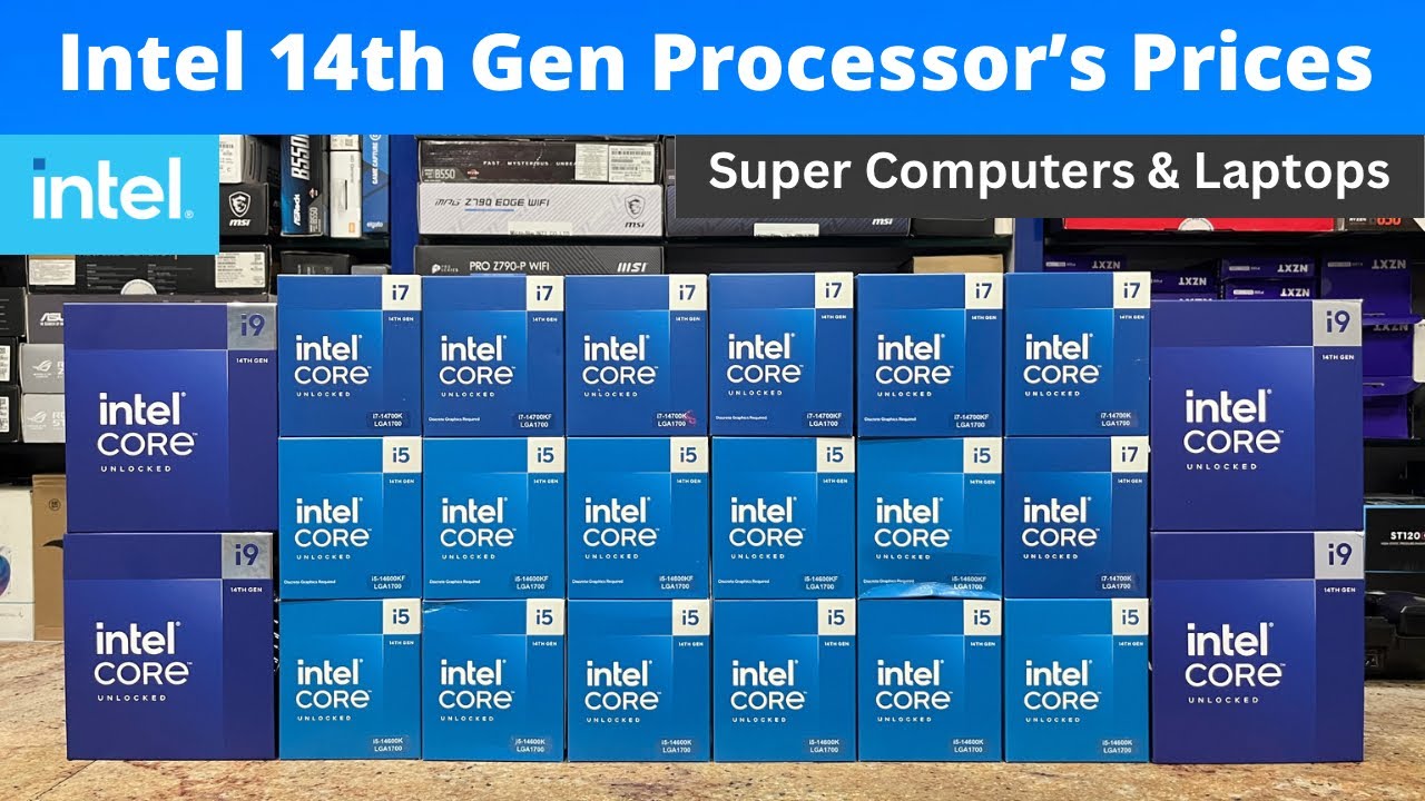 Intel 14th Gen Processors Prices in India | Super Computers & Laptops # ...