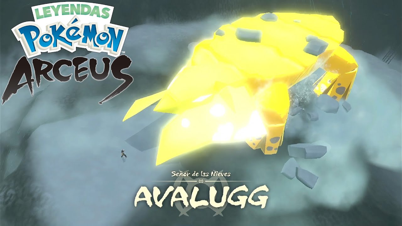 Leyendas Pokémon: Arceus - Avalugg Boss Fight (Español) - YouTube