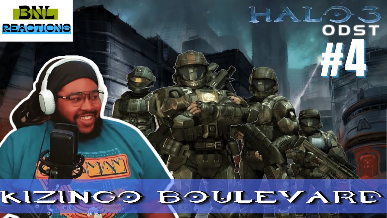 First Time Playing Halo 3 ODST | Kizingo Boulevard | Part 4 - YouTube