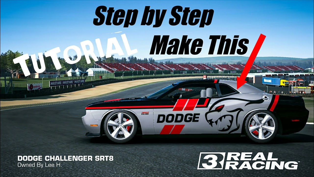 [ Tutorial ] Real Racing 3 Customization Vinyl: Dodge Challenger SRT8 ...