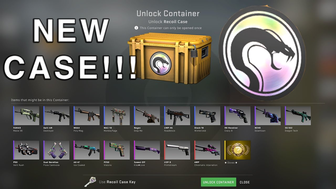 CSGO NEW CASE | RECOIL CASE - YouTube