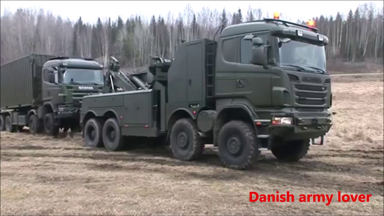 Danish army new trucks Scania - YouTube