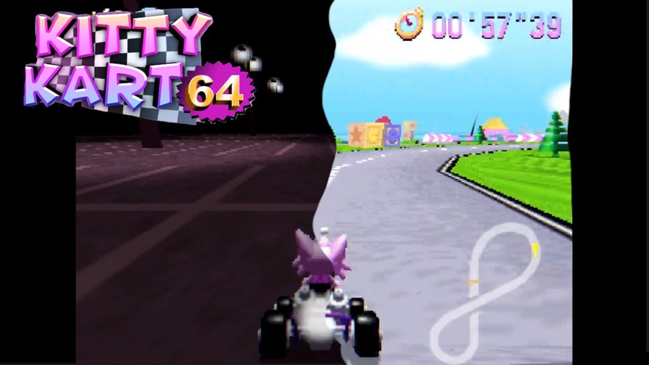 I Just Wanted To Race! (Kitty Kart 64) - YouTube