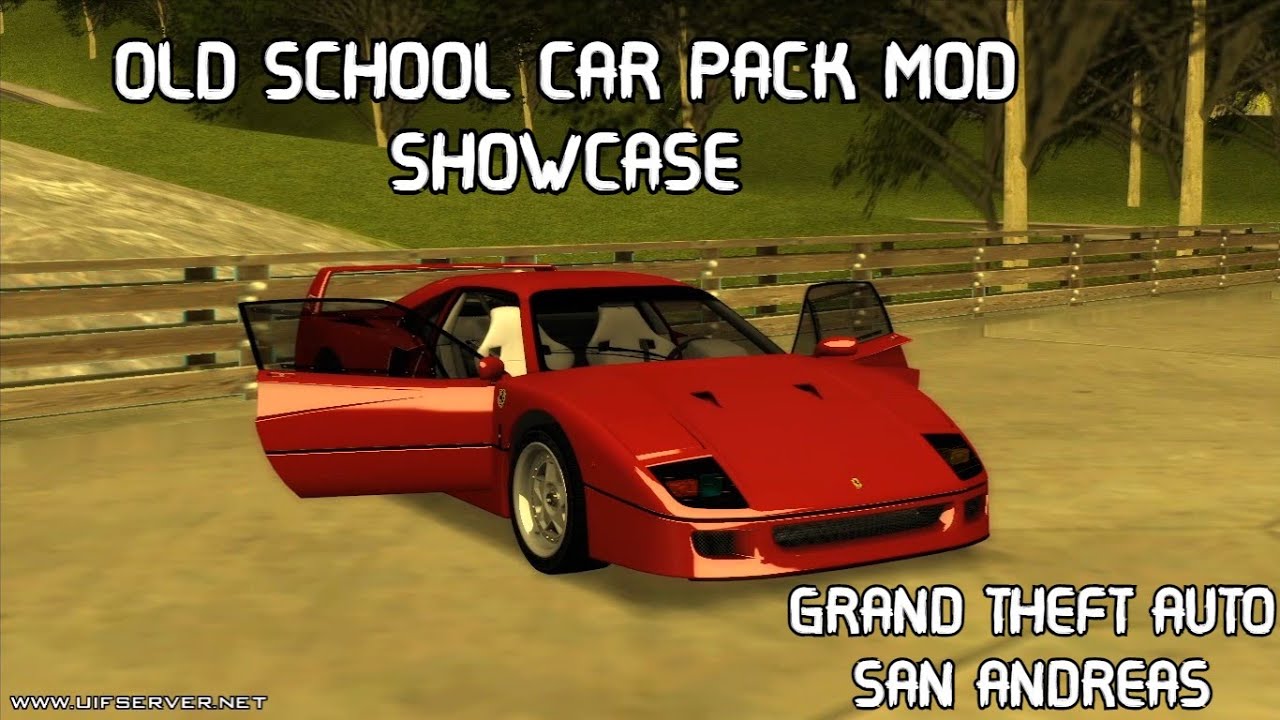 GTA San Andreas - Old School Car Pack Mod Showcase 2021 - YouTube