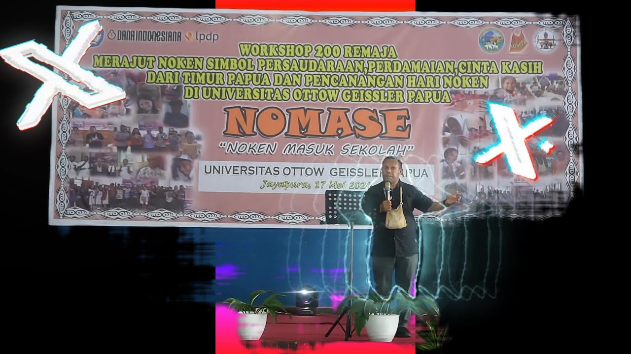 Workshop 200 Remaja dan Mahasiswa Merajut NOKEN - YouTube