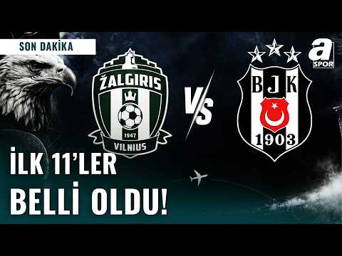 SON DAKİKA | Beşiktaş'ın Zalgiris Karşısındaki İlk 11'i Belli Oldu! Italiano'dan Flaş İlk 11