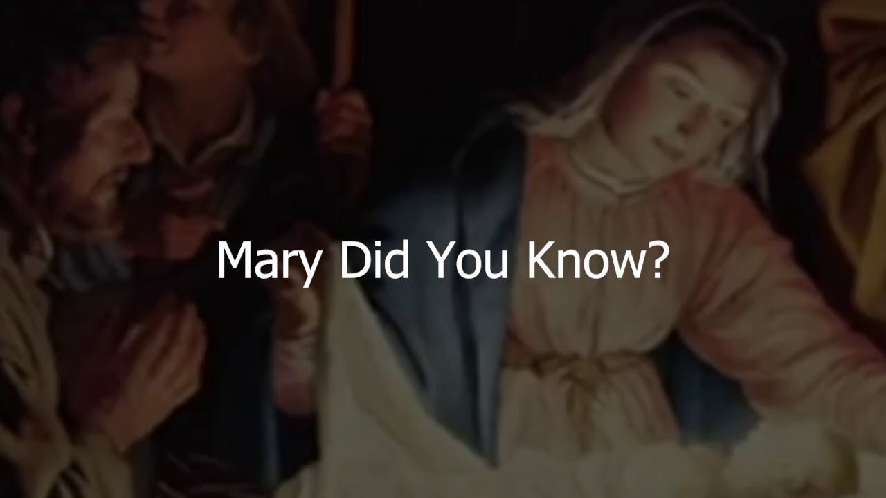 Mary Did You Know? (Lower Key - Karaoke Instrumental) - YouTube