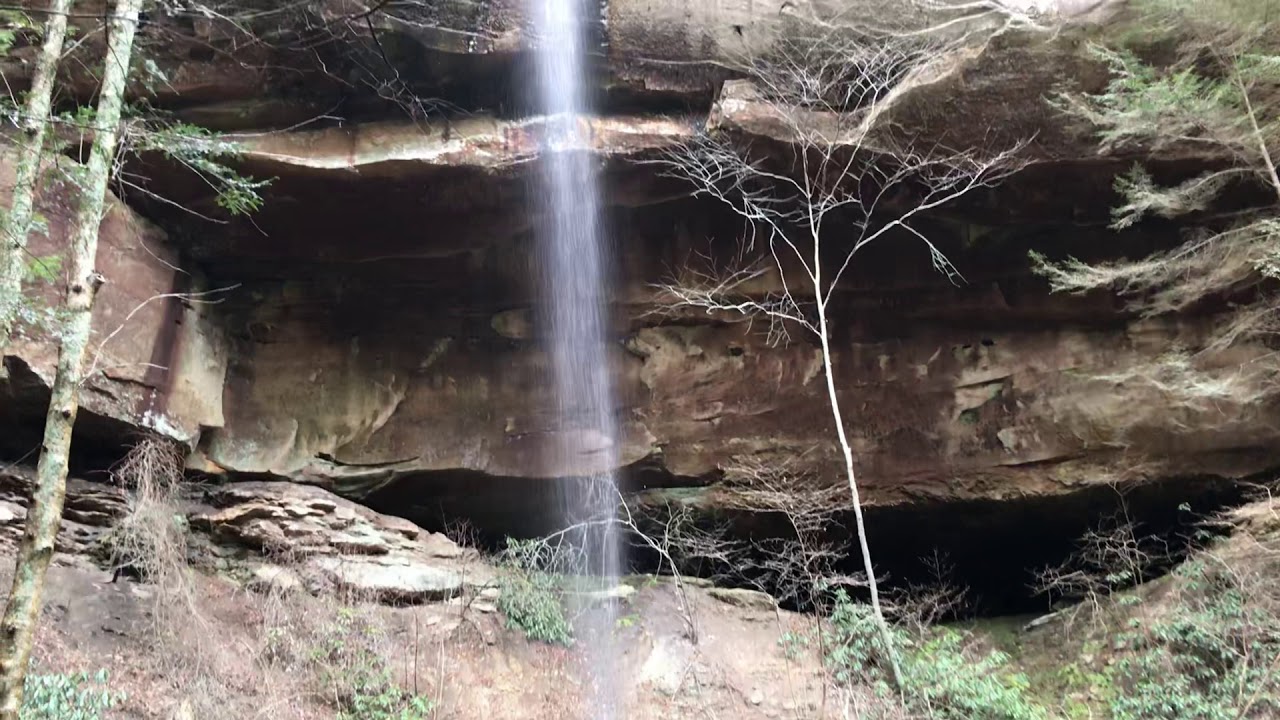 Mariba East Falls near Red River Gorge Kentucky - YouTube