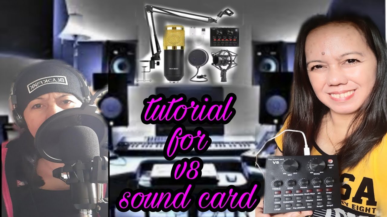 TUTORIAL on how to use SOUND CARD V8 - YouTube