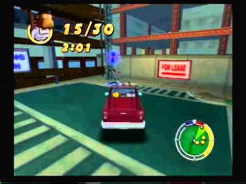 Let's Play Simpson's Hit and Run: Part 17: Monkey demolition derby ...