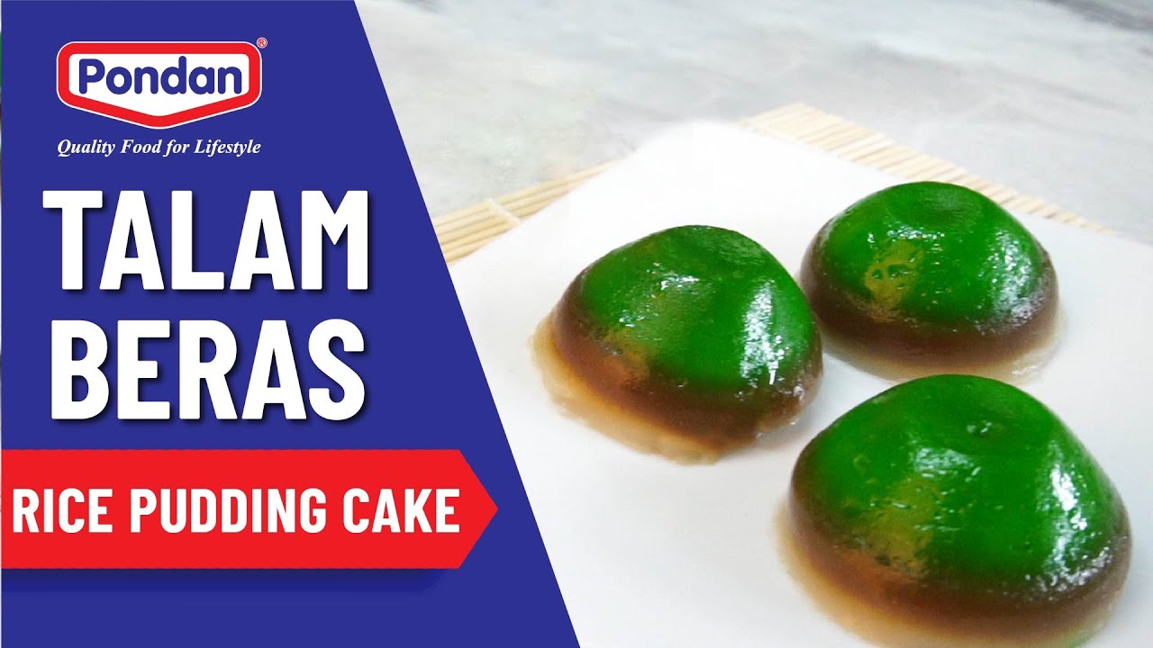 PONDAN TALAM BERAS (RICE PUDDING CAKE) - YouTube