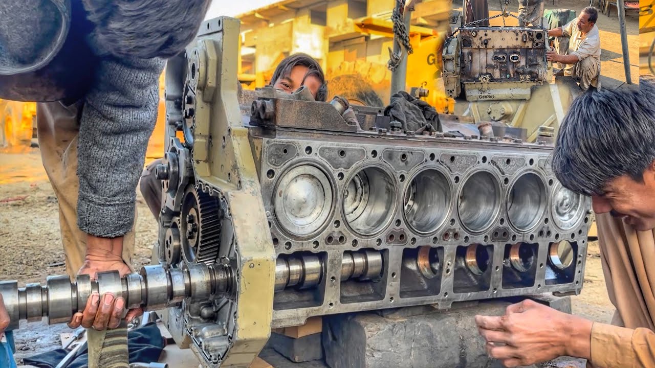 Fully destroyed engine rebuilding in pakistan 🇵🇰 - YouTube